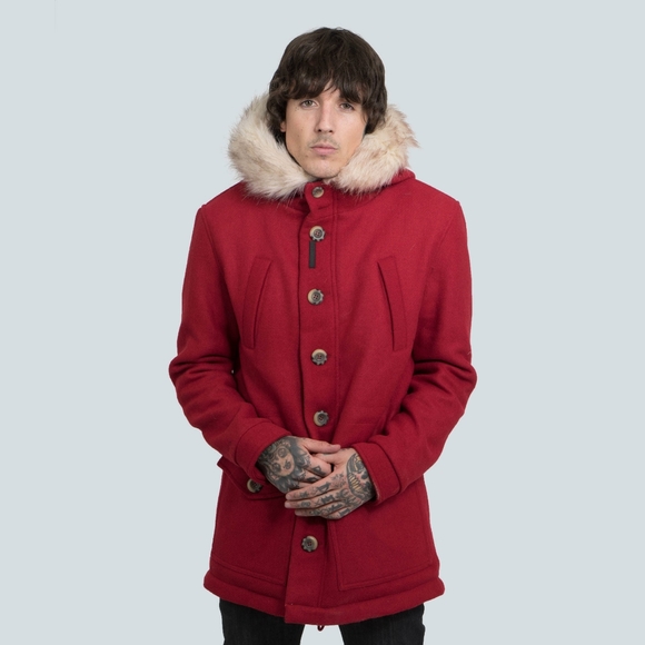 Hot Topic | Jackets & Coats | Drop Dead Red Winter Coat | Poshmark